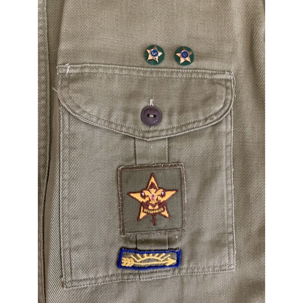 Vintage 1950's Bsa Boy Scout Uniform Patches And Pins… - Gem